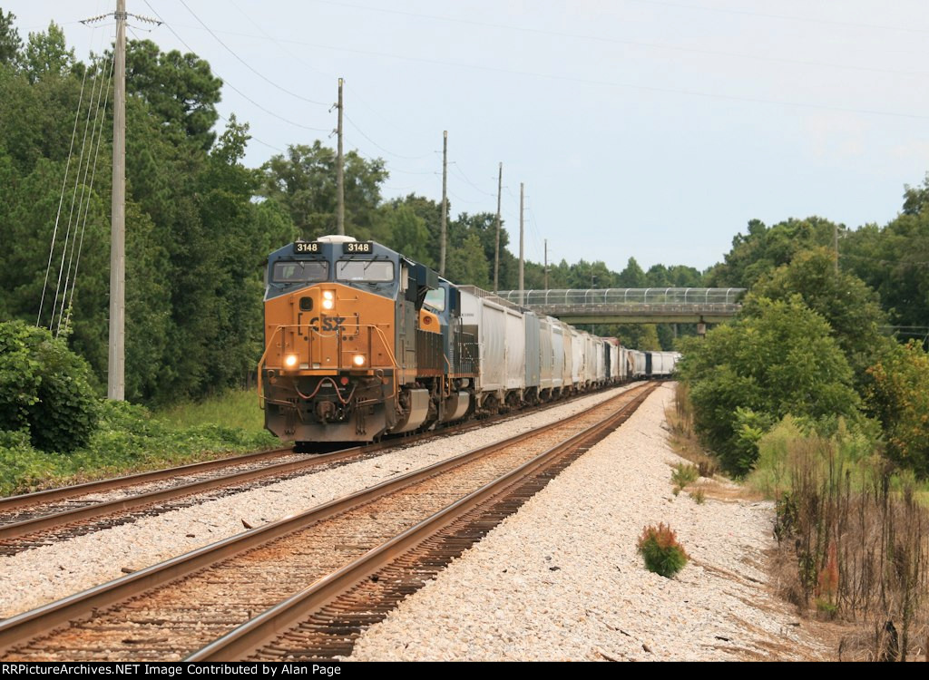 CSX ES44AC-H 3148 and SD60I 8744